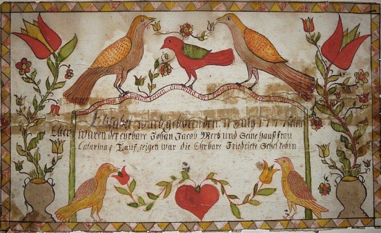 Elisabet Mertz’s Birth Record: Freeing the Spirit in the Fraktur ...